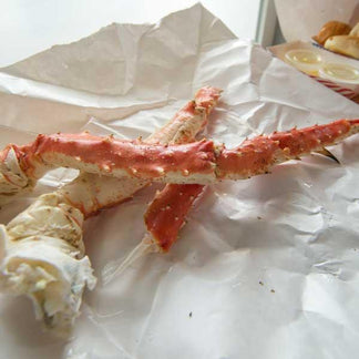 Brown Crab Paper Roll | Crab Paper Table Cover – Cameron's Seafood